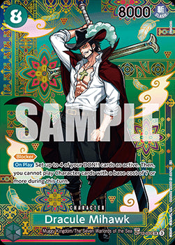Dracule Mihawk (OP12-030) - The Azure Sea's Seven (Special Rare) [OP14 ...